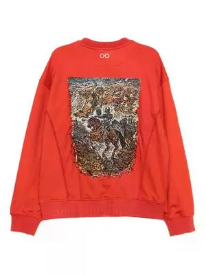 SONGZIO Knight-embroidered Sweatshirt