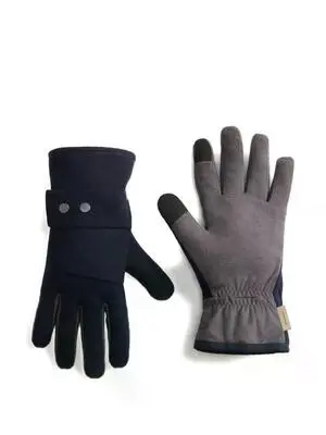 Woolrich Press-stud Gloves - Blue
