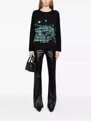 AGNÈS B. Printed Long Sleeve T-shirt