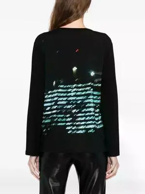 AGNÈS B. Printed Long Sleeve T-shirt