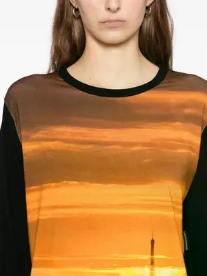 AGNÈS B. Sunset-print T-shirt