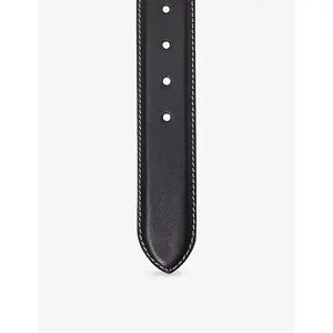 Maje Slim Leather Belt