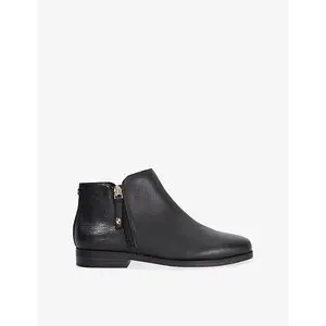 DUNE Poleyn Flat Leather Ankle Boots