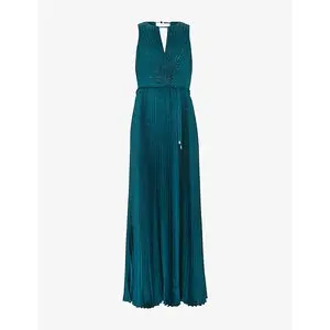 Petite Pleated Maxi Dresses