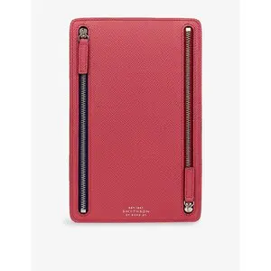 Smythson Panama Multi-zip Leather Currency Case