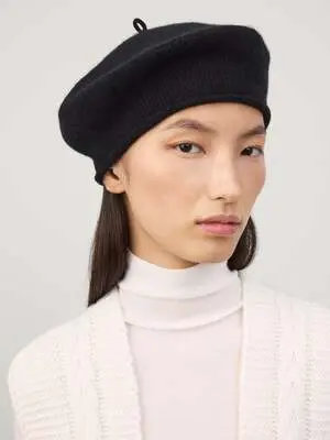 LISA YANG STORE The Saint Germain Beret - Black