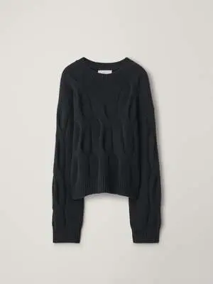 LISA YANG STORE Sammie Cashmere Sweater - Black