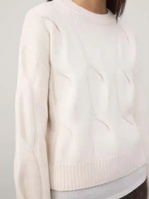 LISA YANG Sammie Cashmere Sweater - Cream