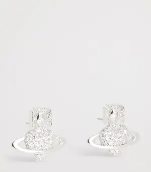 VIVIENNE WESTWOOD Embellished Agnatha Stud Earrings