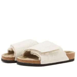 BIRKENSTOCK Solana Felt Shearling Crossover Sandals