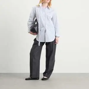 RÓHE Deconstructed Striped Shirt