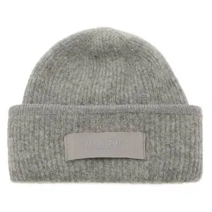 Jacquemus Grosgrain Beanie - Dark Grey