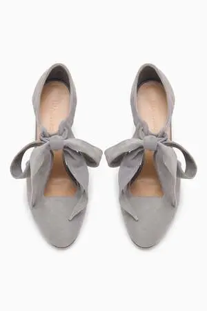 Ulla Johnson Ingrid Bow Pump - Stone