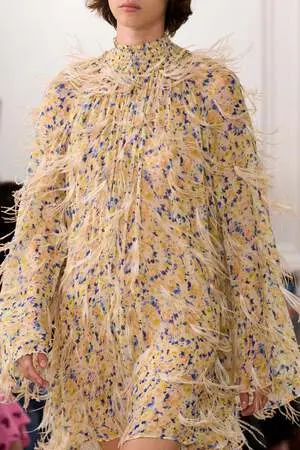 Ulla Johnson Miriam Dress With Feather Embroidery