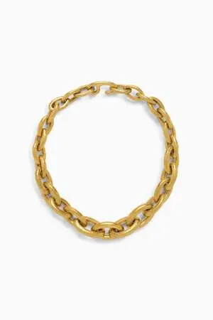 Ulla Johnson Gradient Oval Necklace - Brass
