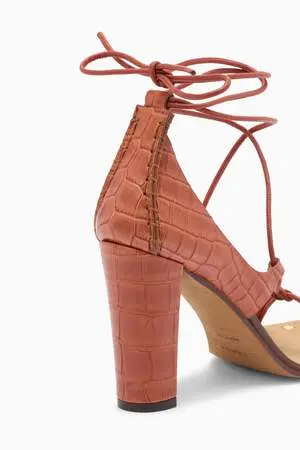 Ulla Johnson Aves Bare High Heel Sandal - Redwood