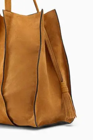 Ulla Johnson Adria Large Suede Tote - Canyon