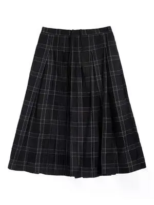 You Must Create Rosetta Plaid Skirt