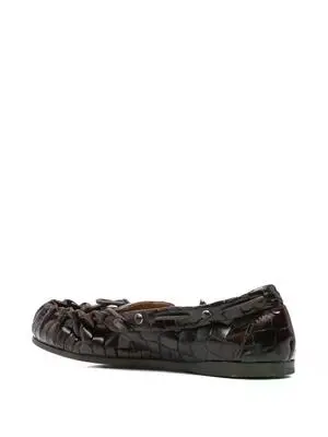 P.a.r.o.s.h Embossed Leather Loafers