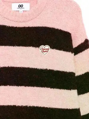 CHOCOOLATE Logo-embroidered Striped Jumper
