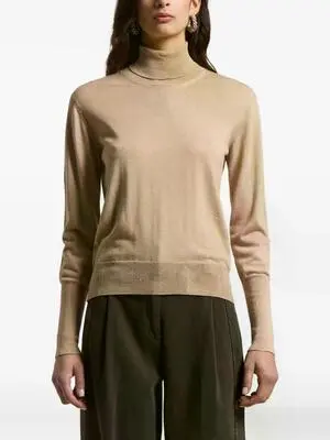 Peserico Roll-neck Pullover With Glitter Details