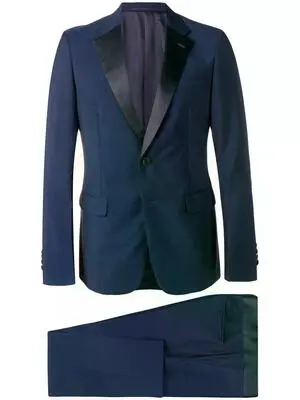 Prada Single-breasted Tuxedo - Blue