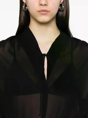 FORTE_FORTE Sheer Blouse