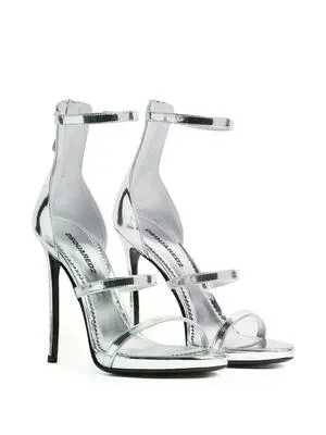 Dsquared2 Strappy Laminated Sandals