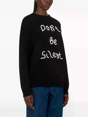 Moschino Embroidered Wool Sweater