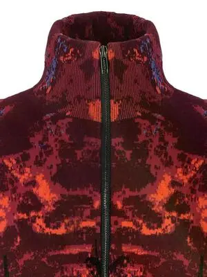 LANEUS Knitted Bomber Jacket