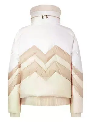 Bogner Chevron-pattern Quilted Ski Jacket - White