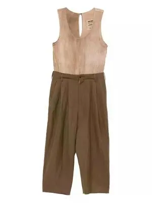 UMA WANG Pleated Cropped Trousers