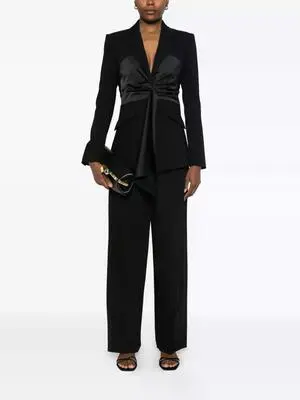 Patrizia Pepe High-waisted Straight-leg Trousers
