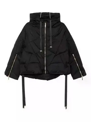 TWINSET Quilted Hooded Jacket