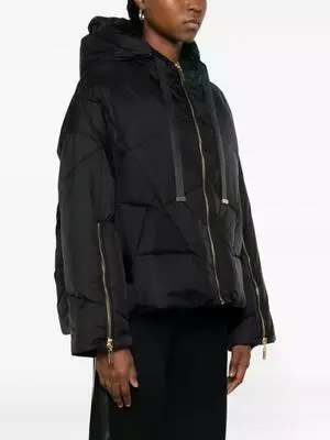 TWINSET Quilted Hooded Jacket