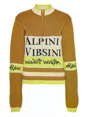 Henrik Vibskov Lettering Half-zip Sweater