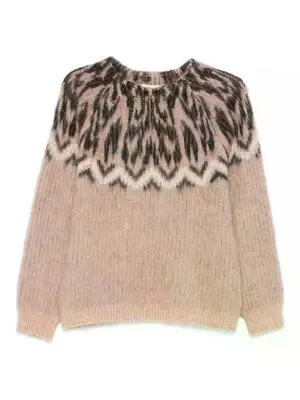 FORTE_FORTE Fairisle Pattern Sweater