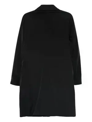 Attachment Single-breasted Collared Coat