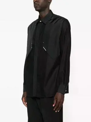 LES HOMMES Panelled Shirt