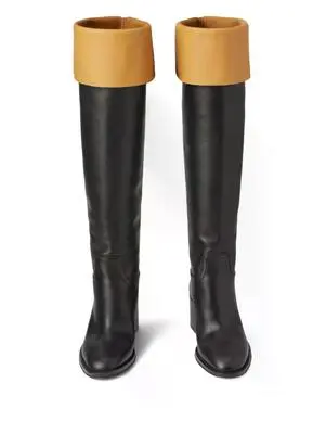 Ralph Lauren 55mm Barnet Leather Over-the-knee Boots