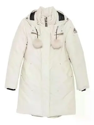 Moose Knuckles Pompom-detail Hooded Coat