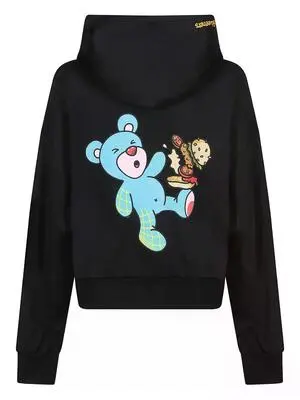 INBETWEENERS Bear-print Hooded Sweatshirt