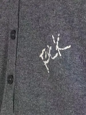 Zadig&Voltaire Cashmere Embroidered V-neck Cardigan