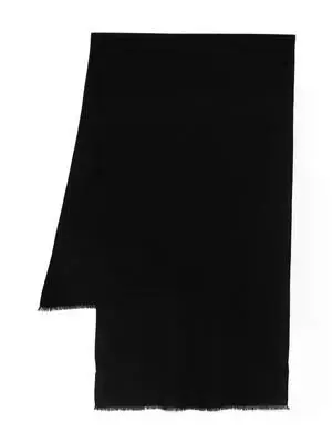 19 ANDREA’S 47 Frayed-edge Scarf - Black