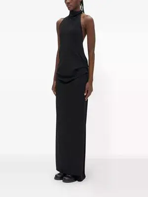 ANN DEMEULEMEESTER Rut Sleeveless Turtleneck Maxi Dress