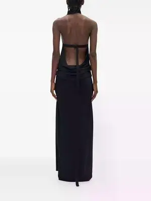 ANN DEMEULEMEESTER Rut Sleeveless Turtleneck Maxi Dress