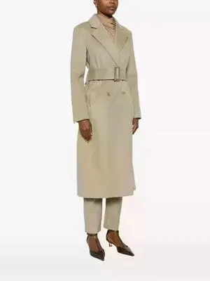 Patrizia Pepe Belted Double-breasted Coat