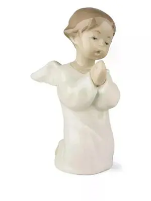 LLADRO Angel Praying Sculpture - White