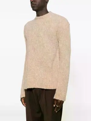 AMARANTO Crew-neck Long-sleeve Sweater