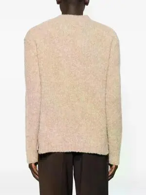 AMARANTO Crew-neck Long-sleeve Sweater